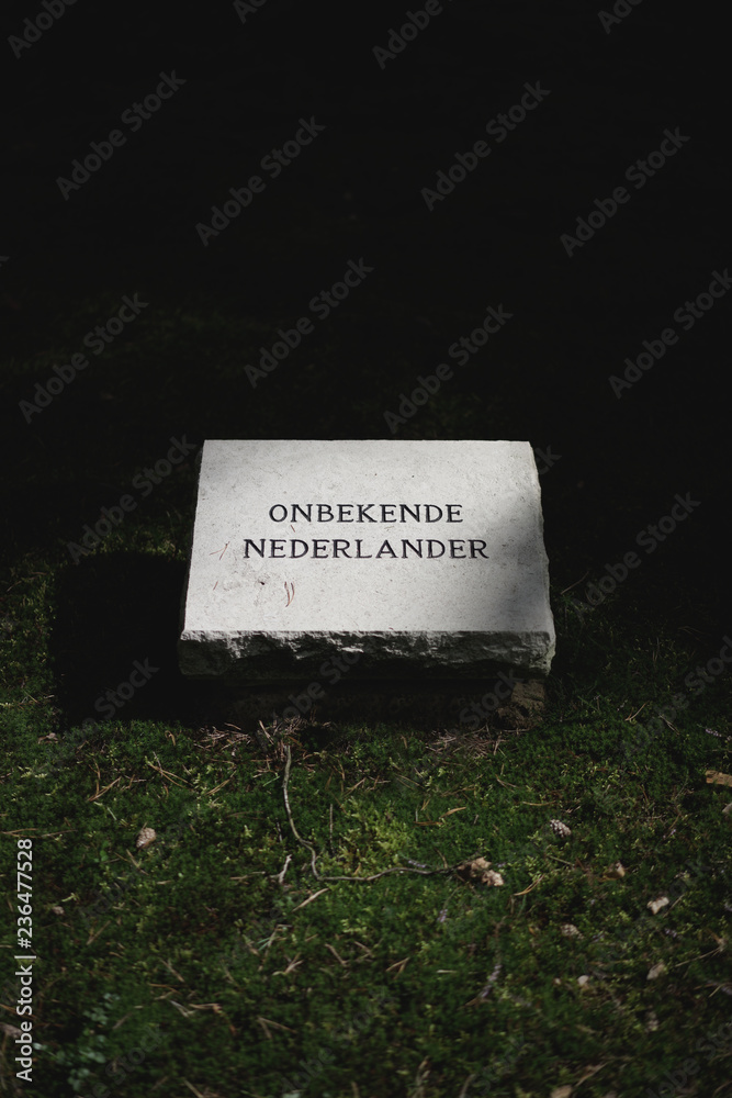 Onbekende Nederlander"" ( ""Unknown Dutchman"") Stock Photo | Adobe Stock