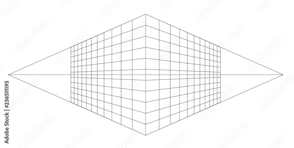 perspective grid vector Stock Vector | Adobe Stock
