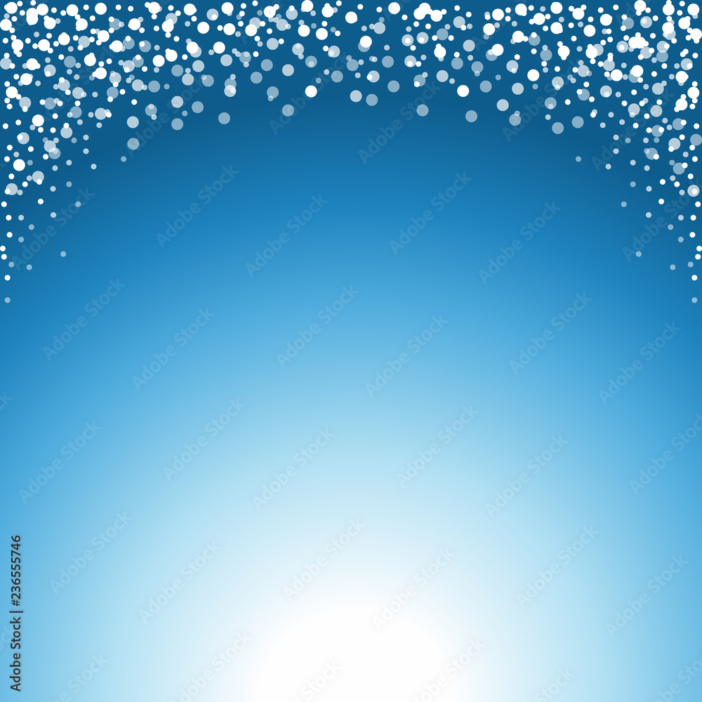 Christmas Winter Snow Blue Gradient Background Stock Vector | Adobe Stock