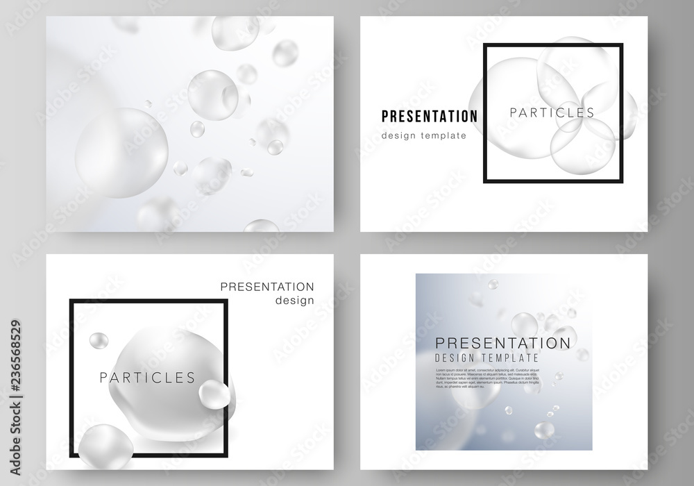 The minimalistic vector layout of the presentation slides design ...