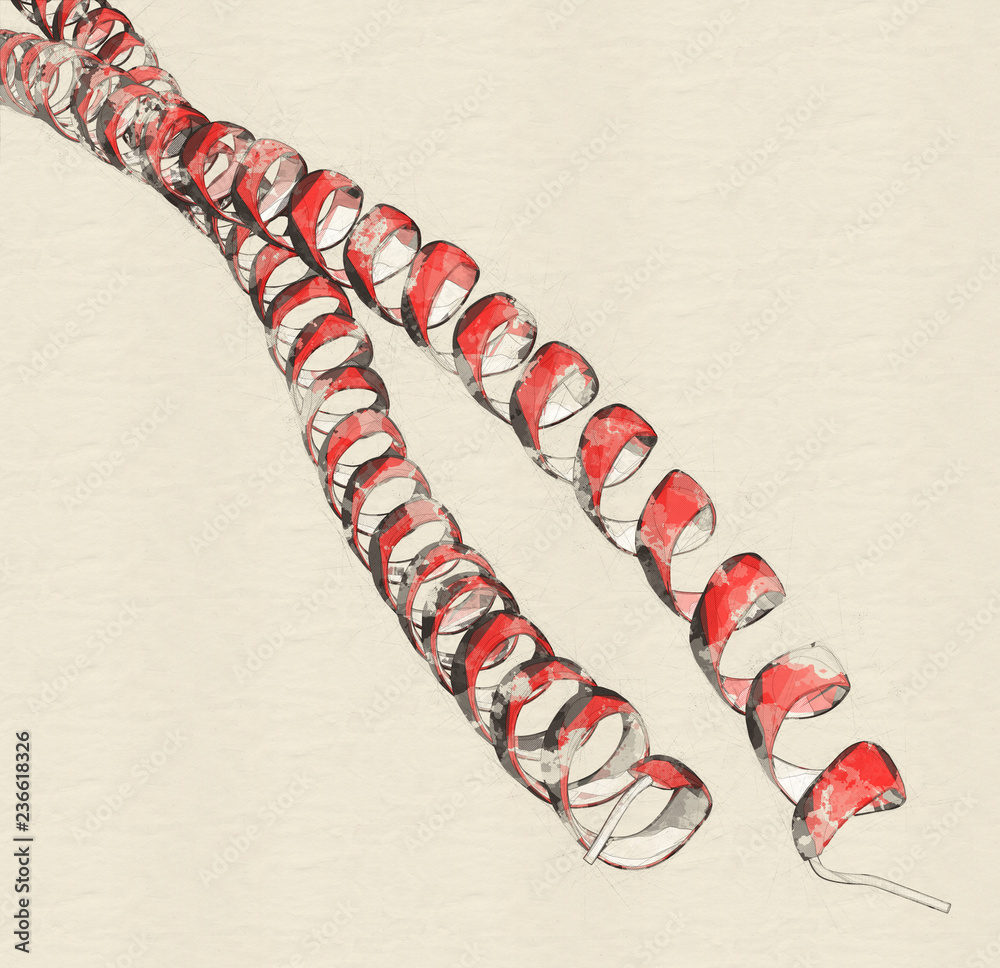 Keratin intermediate filament. Protein that is one of the main ...