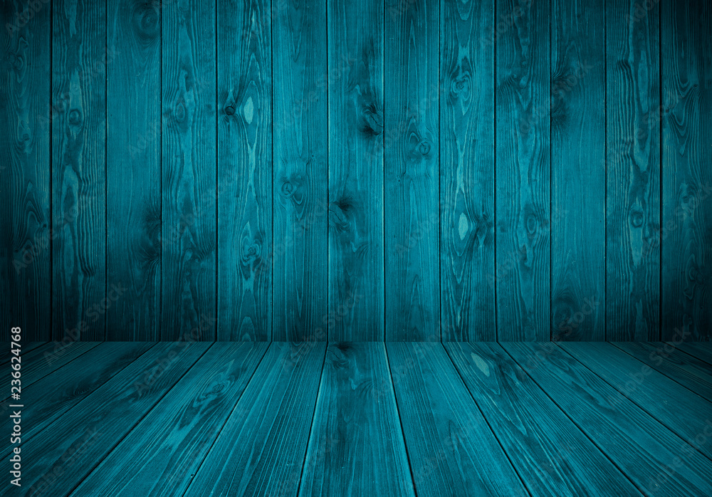 Blue Wood Grain Background