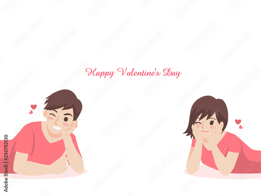 Cute Cartoon Love Characters