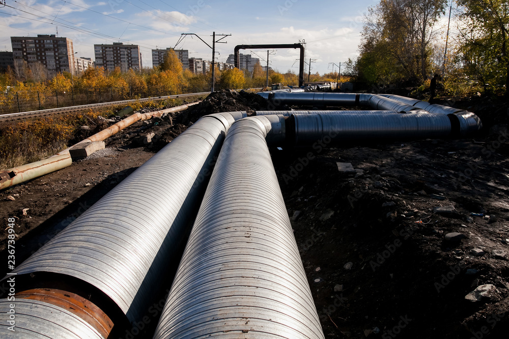 Construction of Oil Pipeline,pipeline transportation ,Construction work ...