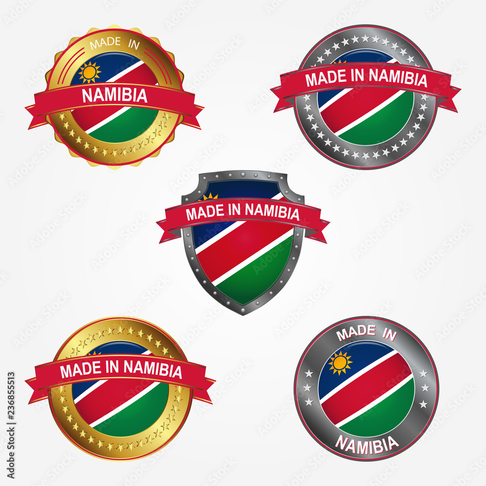 Design label of made in Namibia. Vector illustration Stock Vector ...