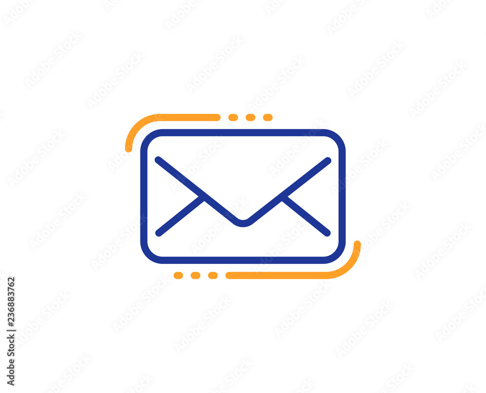 Orange Email Icon