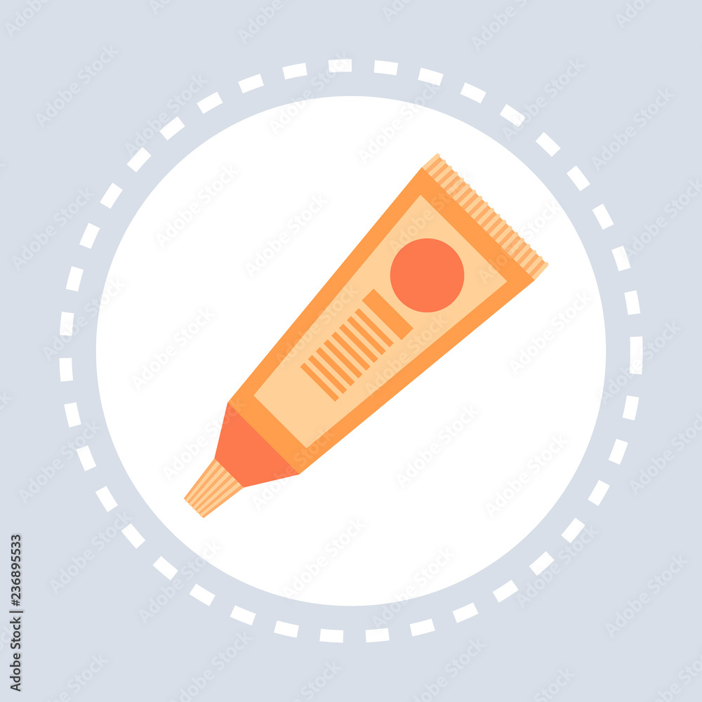 ointment cream tube icon healthcare medical service logo medicine and ...