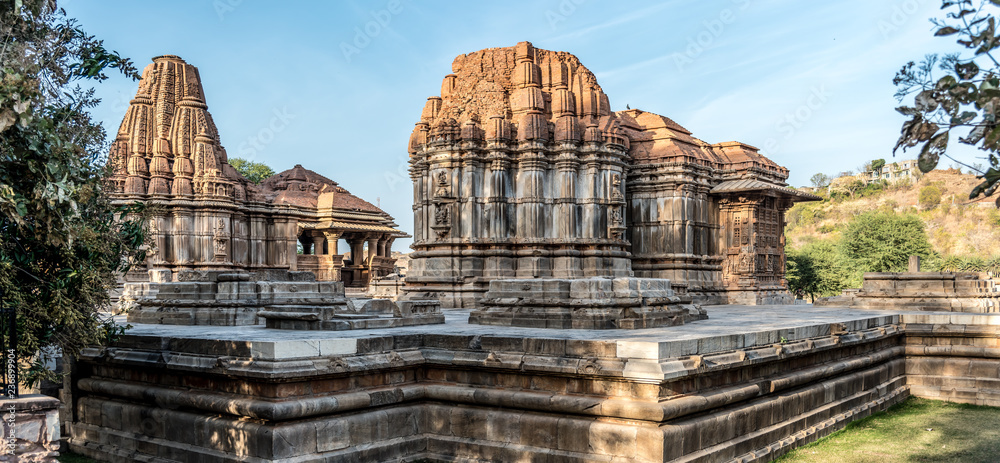 Sahastra Bahu Temples at Nagda Rajasthan India Near Udaipur Stock Photo ...