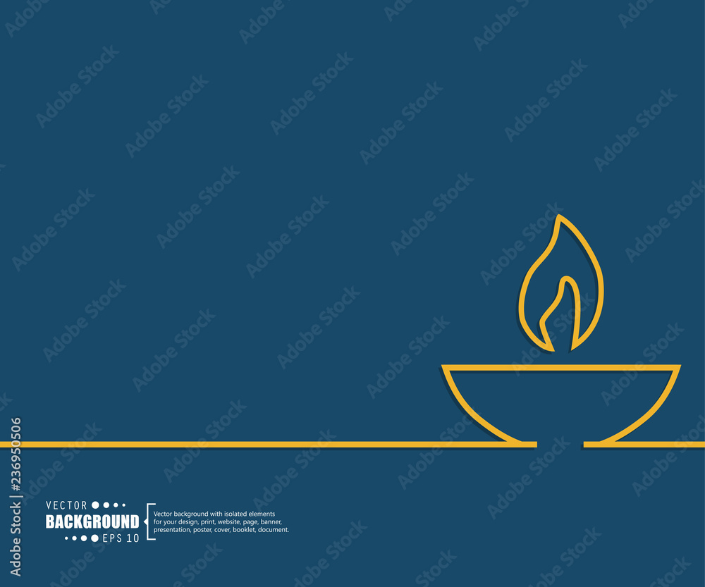 Abstract creative concept vector line draw background for web, mobile ...