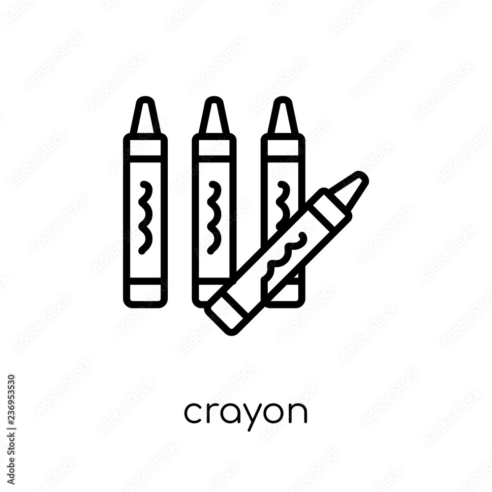 White Crayon Clipart