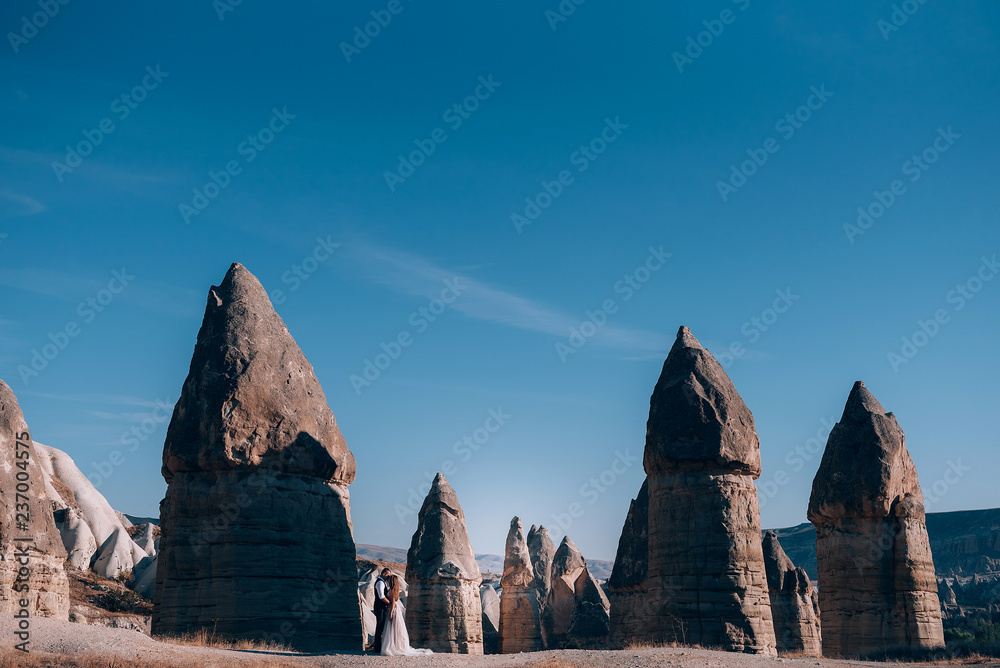 Wedding in Cappadocia G?reme with a young married couple on the ...