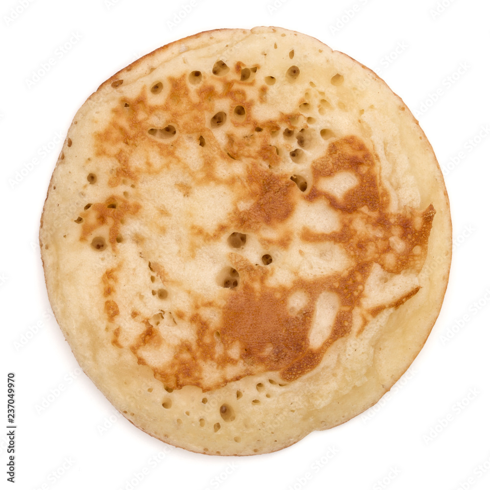 One Pancake Top View