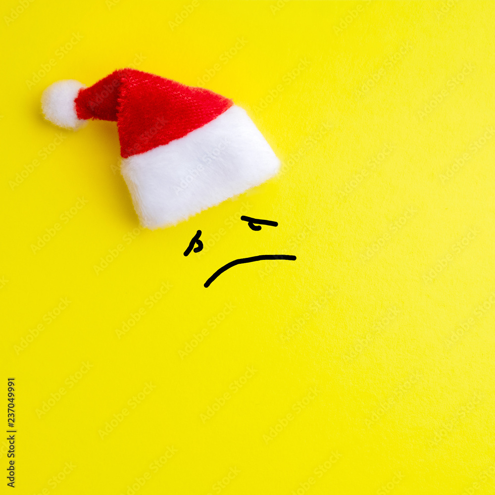 Sad Santa Face
