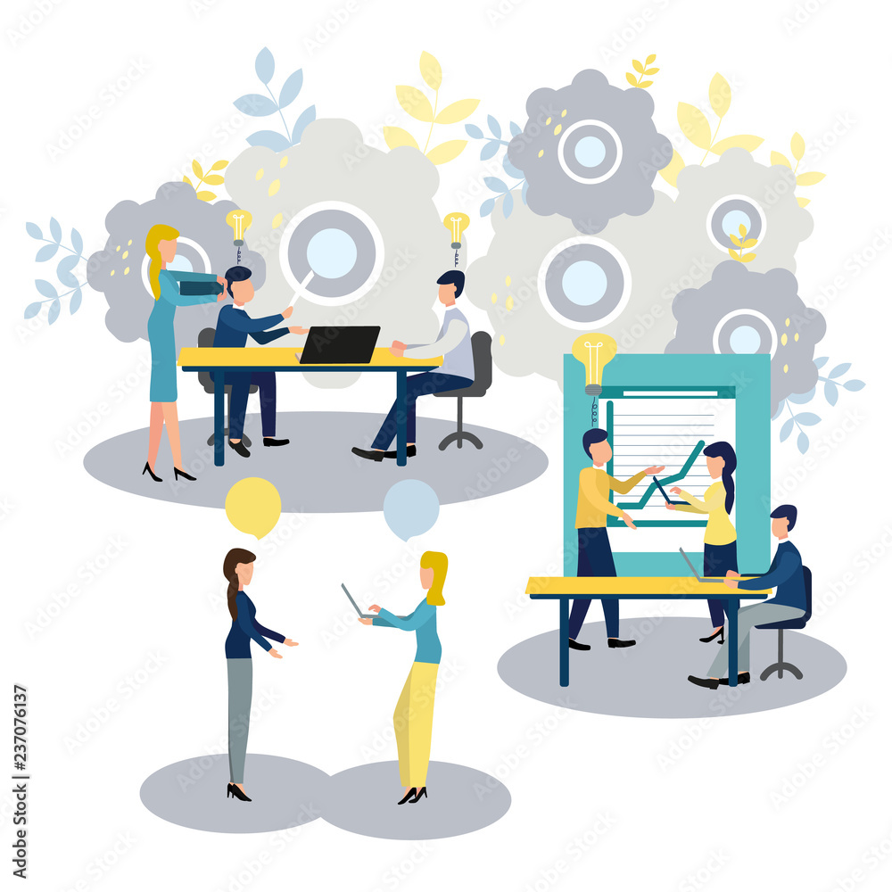 Team Training Vector