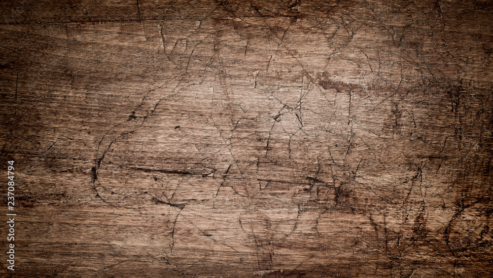 Dark Brown Wood Texture with Scratches Stock Photo | Adobe Stock