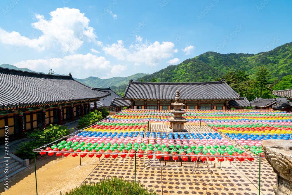 Haeinsa temple in South Korea. One of the three temple jewels of ...