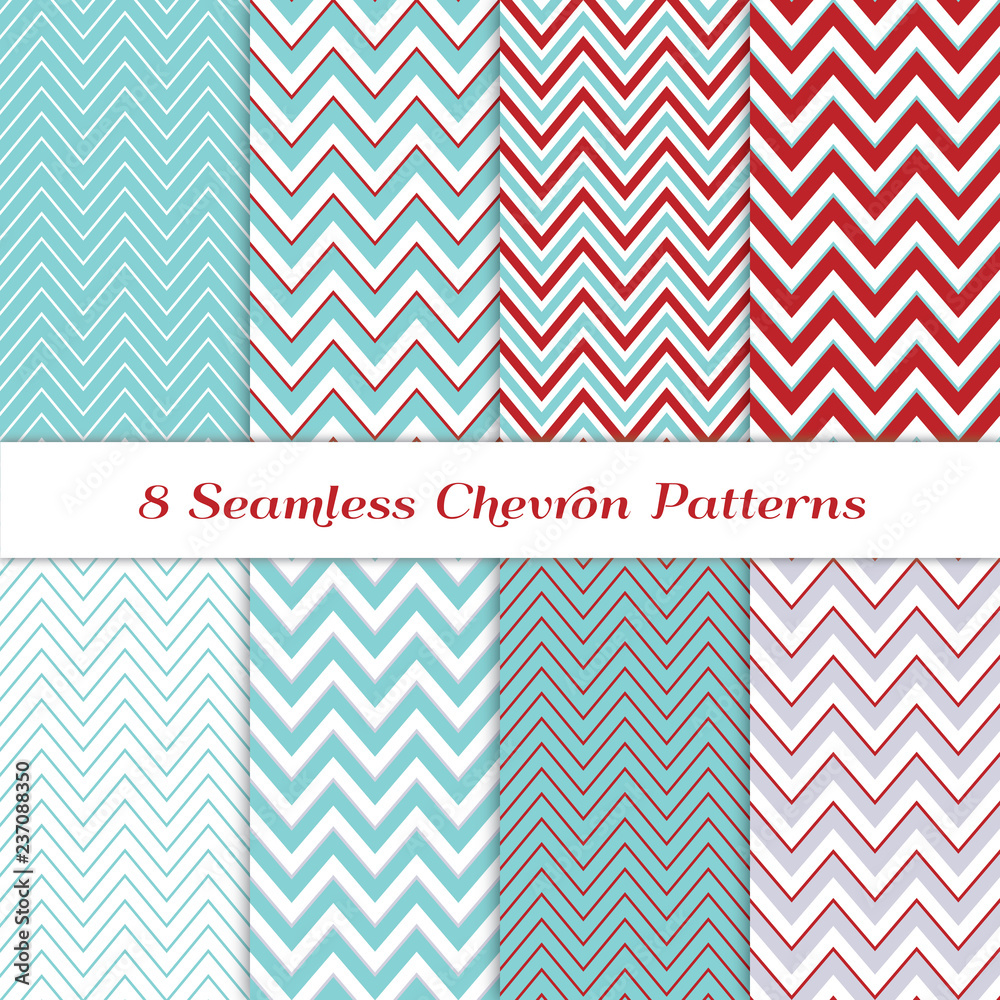 Teal And Gray Chevron Background