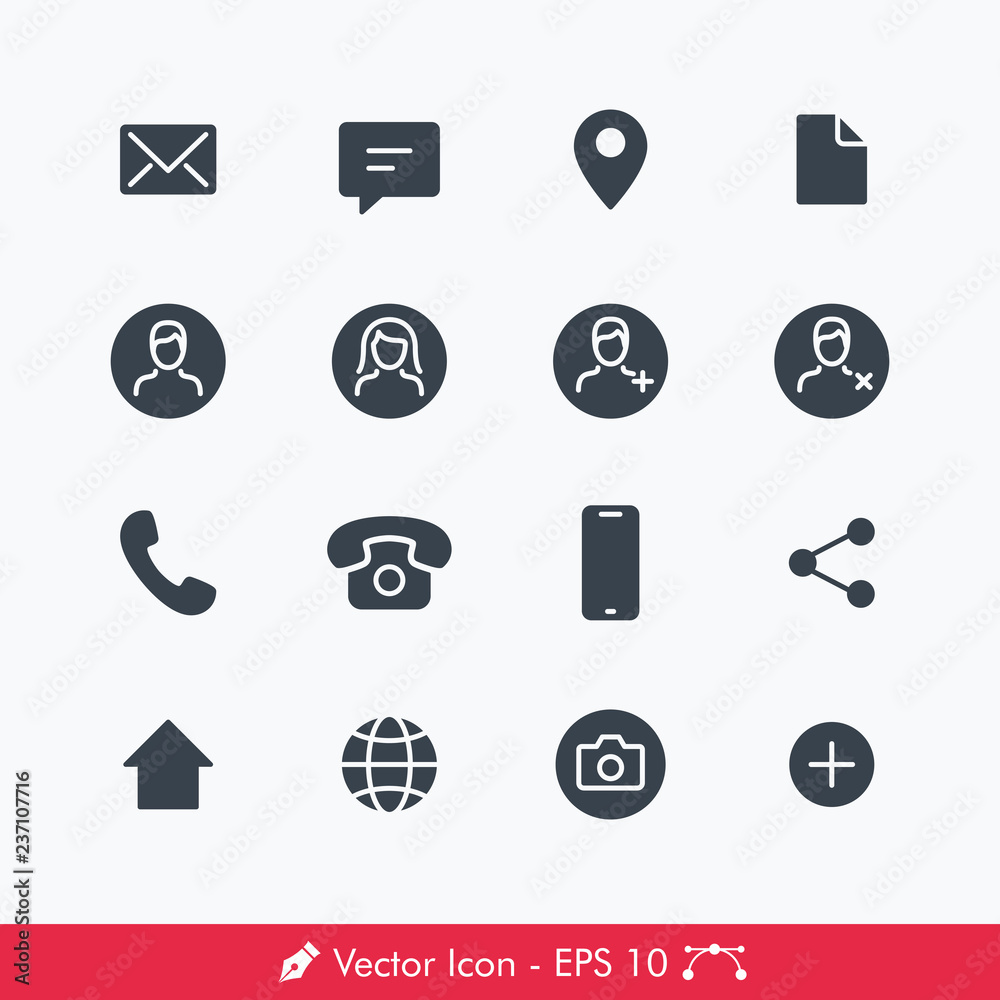 Add Email To Contacts Icon