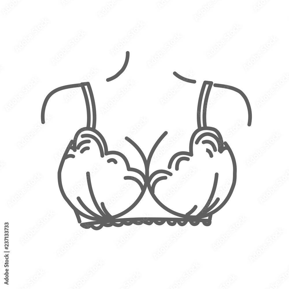 Big Beautiful Breast In Bra Doodle Icon Chest Form Cosmetic Surgery big-beautiful-breast-in-bra-doodle-icon-chest-form-cosmetic-surgery