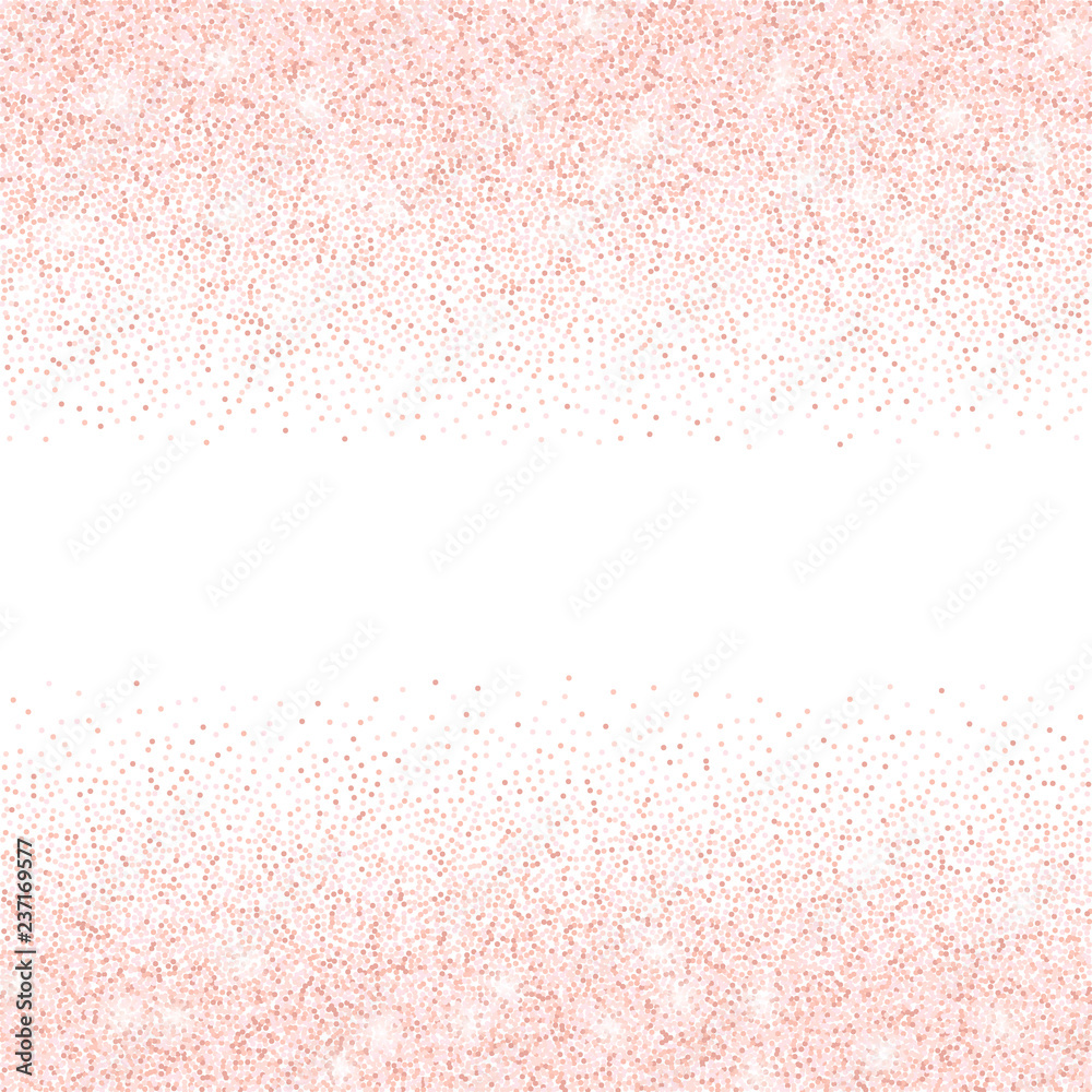 Vector falling pink glitter confetti dots rain. Sparkling glittering ...