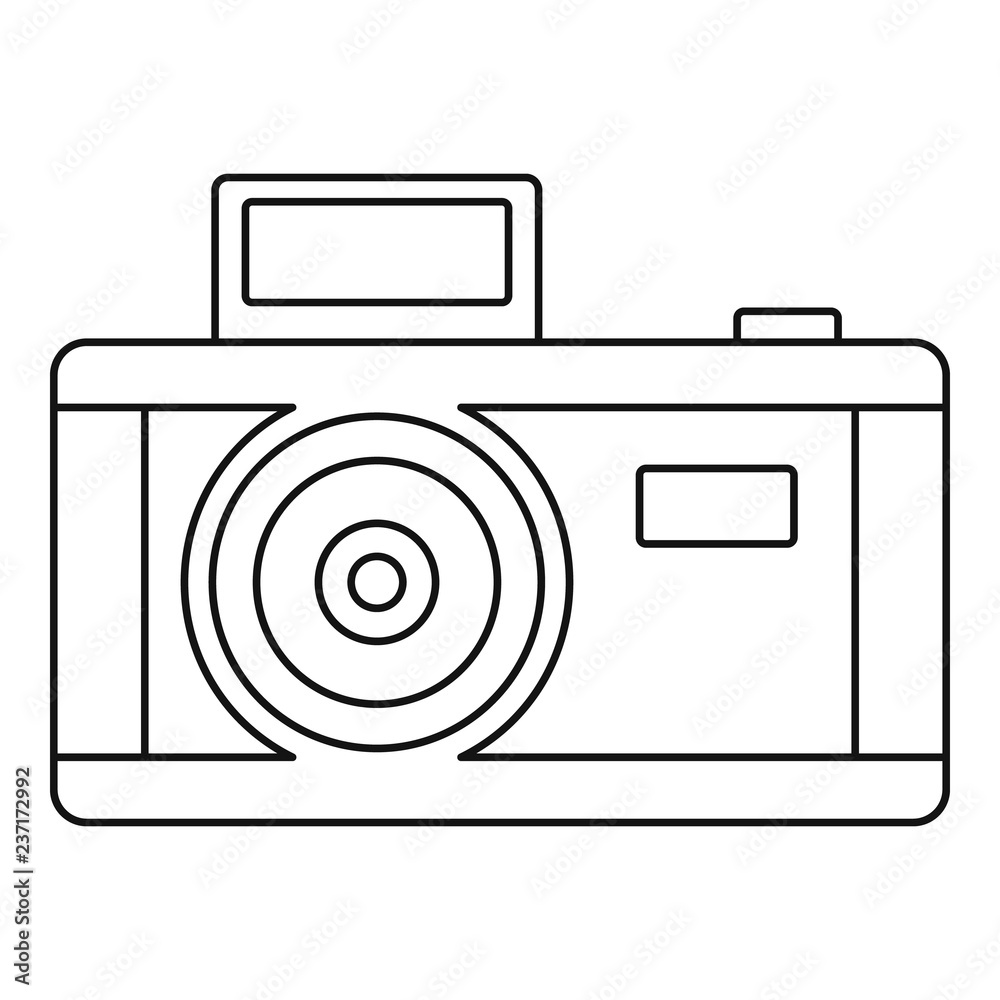Camera Vector Outline