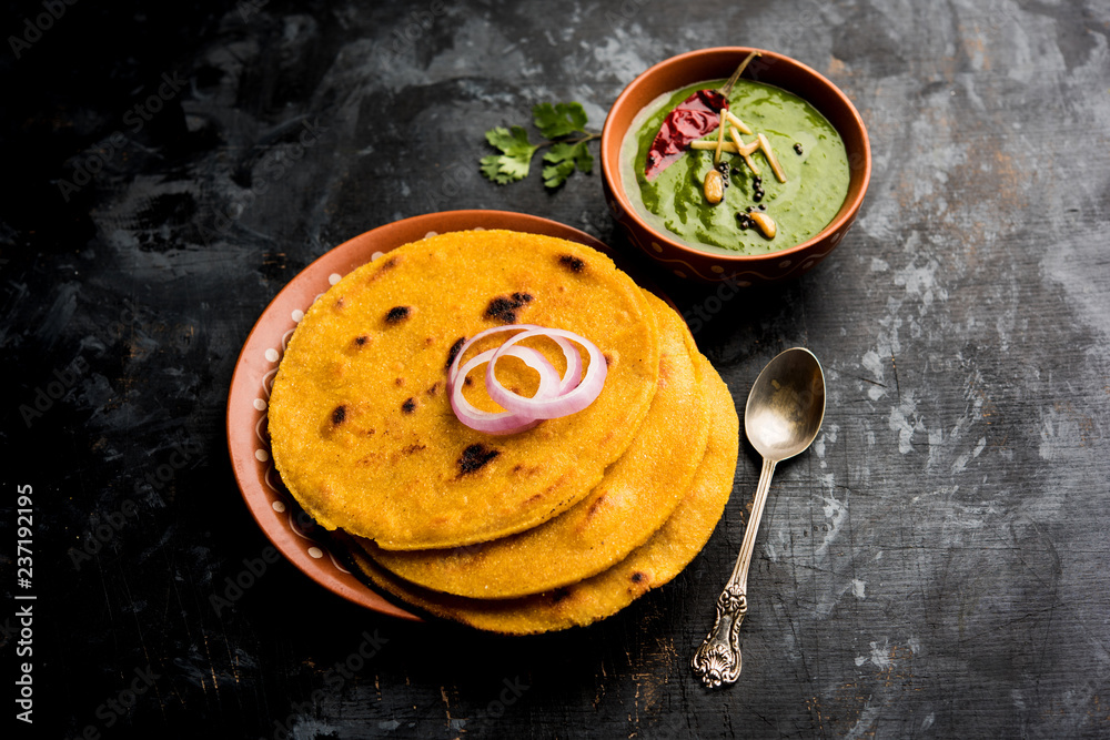 Makki di roti with sarson ka saag, popular punjabi main course recipe ...