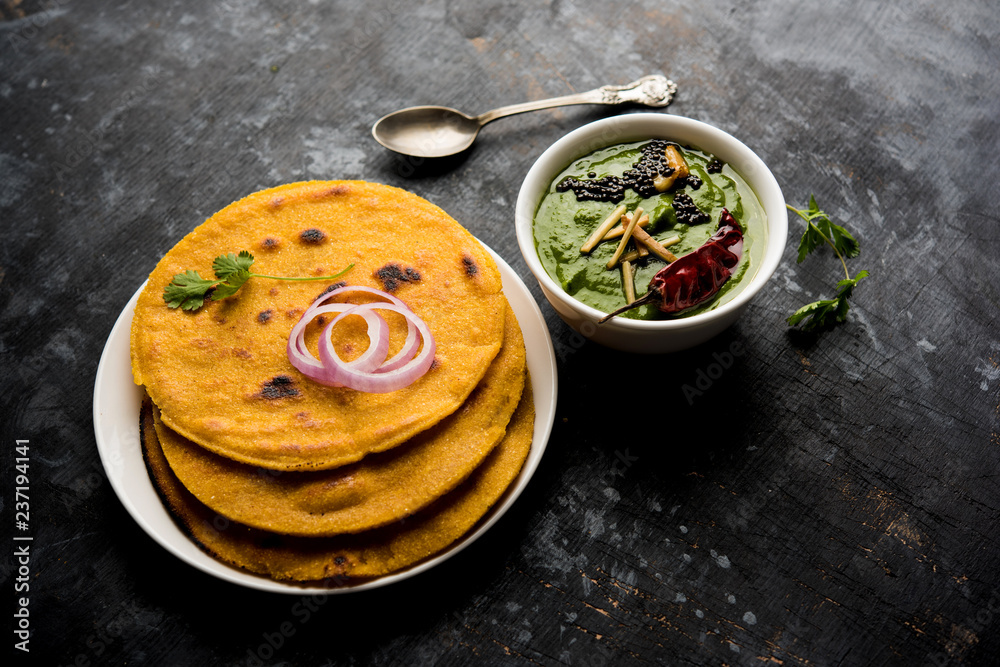 Makki di roti with sarson ka saag, popular punjabi main course recipe ...