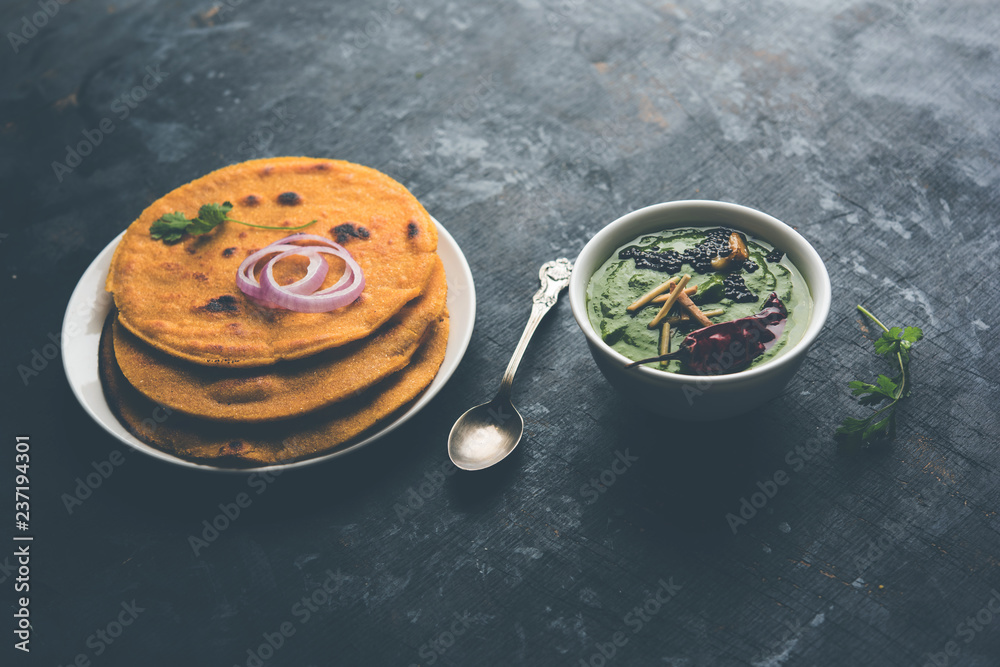 Makki di roti with sarson ka saag, popular punjabi main course recipe ...