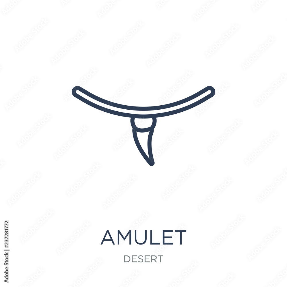 Amulet icon. Trendy flat vector Amulet icon on white background from ...