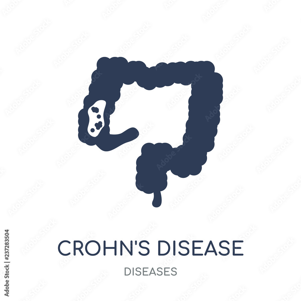 Crohn's Disease icon. Crohn's Disease filled symbol design from ...