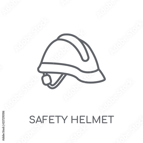 Safety Helmet Icon Vector