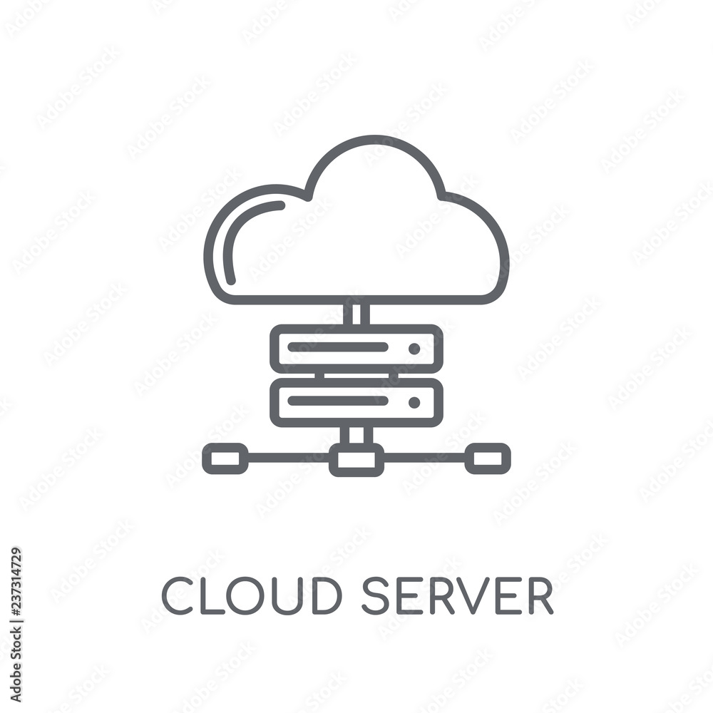 Cloud Server Symbol