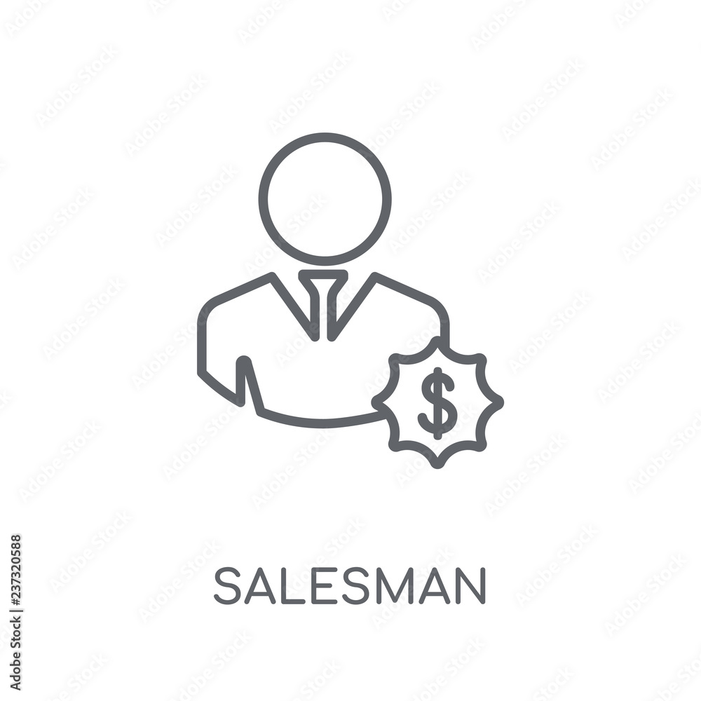 Salesman Icon Vector