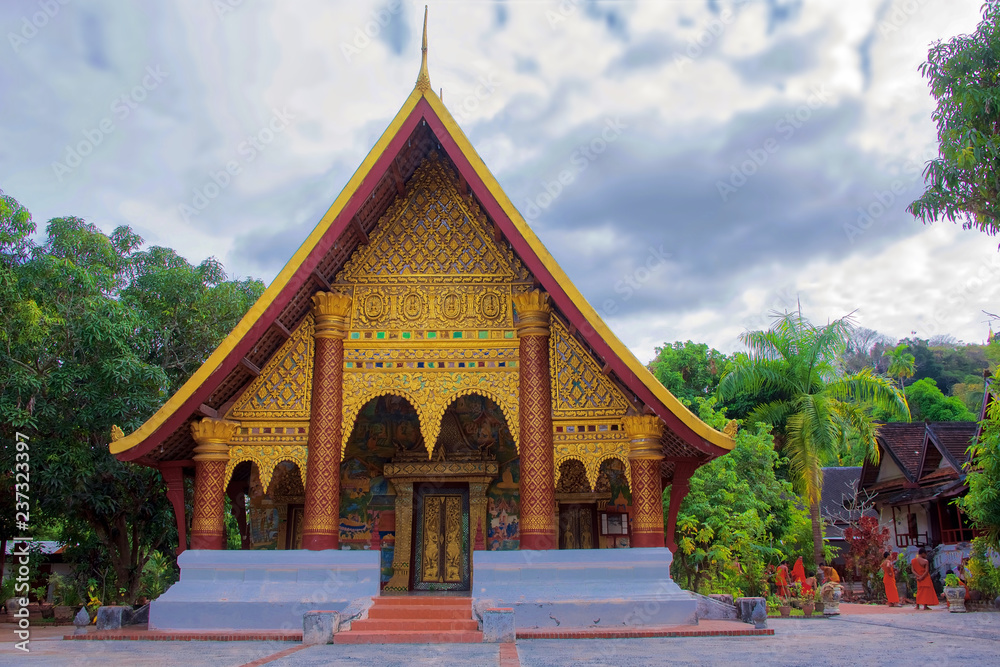 Buddhist temples in Laos, South East Asia Stock Photo | Adobe Stock