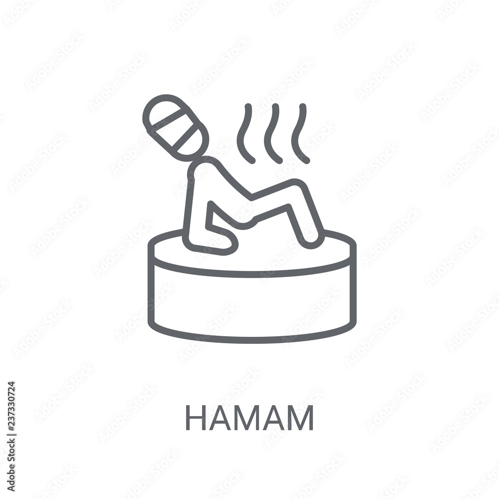Hamam icon. Trendy Hamam logo concept on white background from sauna ...