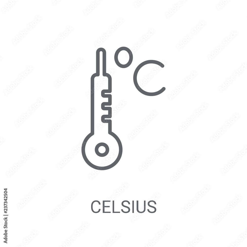 Celsius icon. Trendy Celsius logo concept on white background from ...