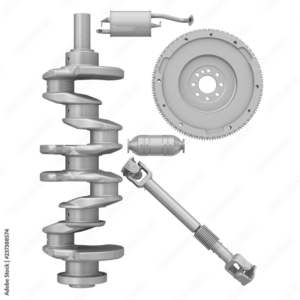 ภาพประกอบสต็อก Uppercase letter R from car parts. The letter of the ...