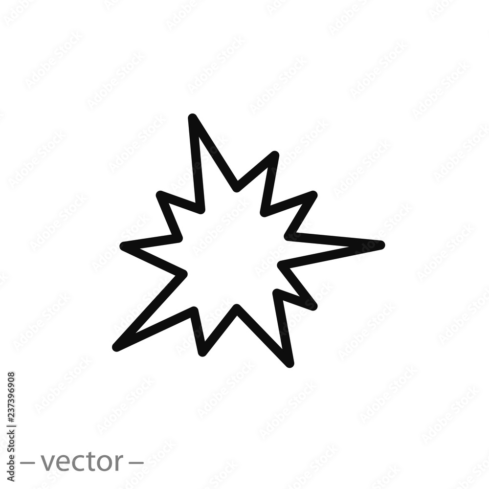 Boom icon vector Stock Vector | Adobe Stock