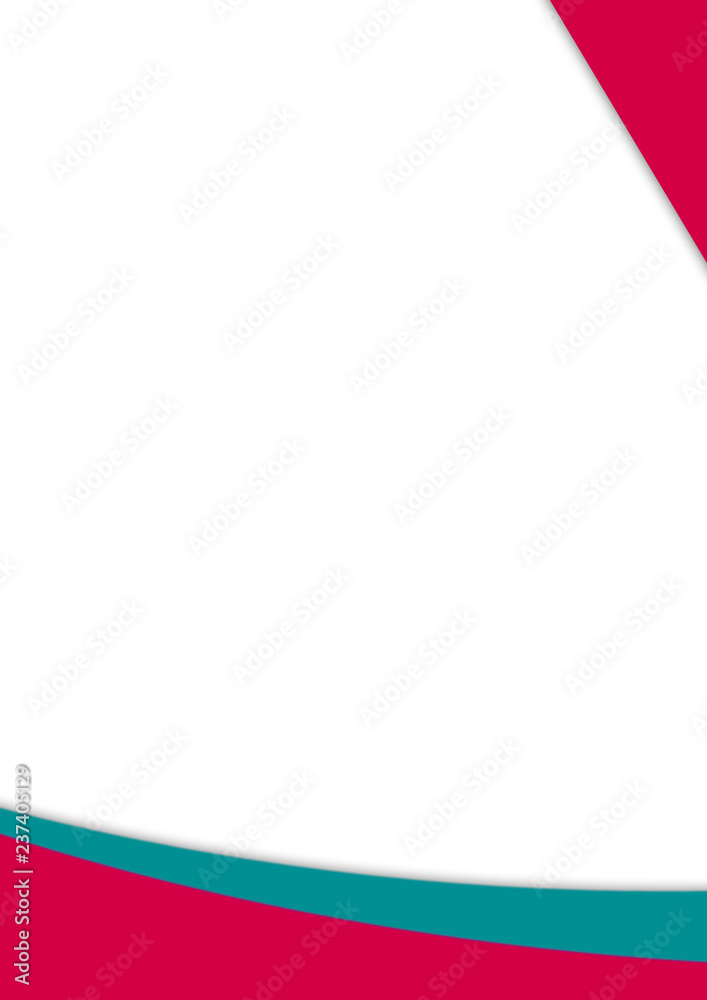 Letter pad design Stock Illustration | Adobe Stock