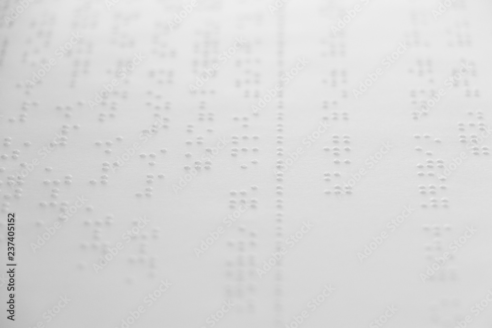 Braille is the font for the blind, invented by Louis Braille. The ...