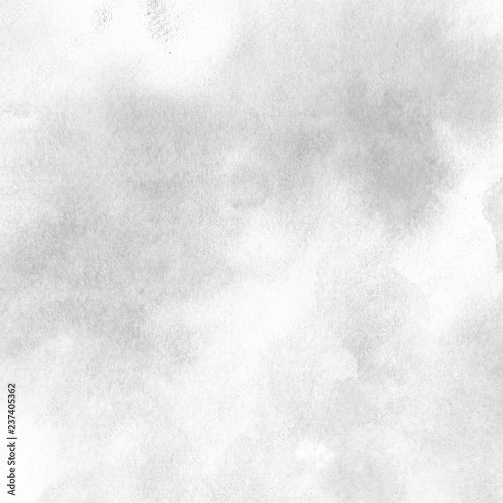 Silver watercolor texture with abstract washes and brush strokes on ...