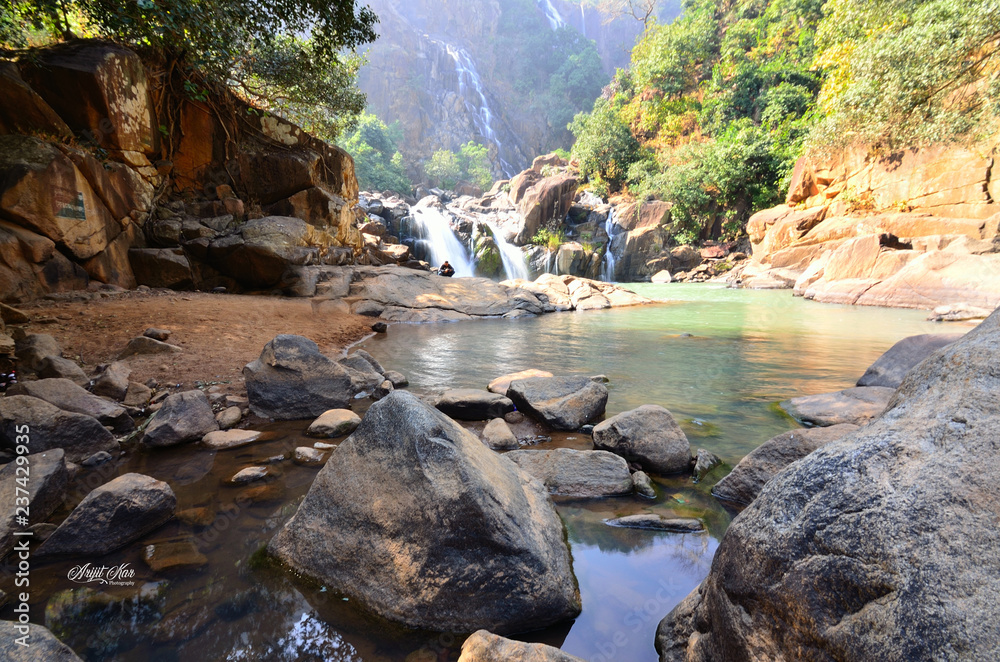 Lodh Falls at Latehar District, Jharkhand, India. foto de Stock | Adobe Stock