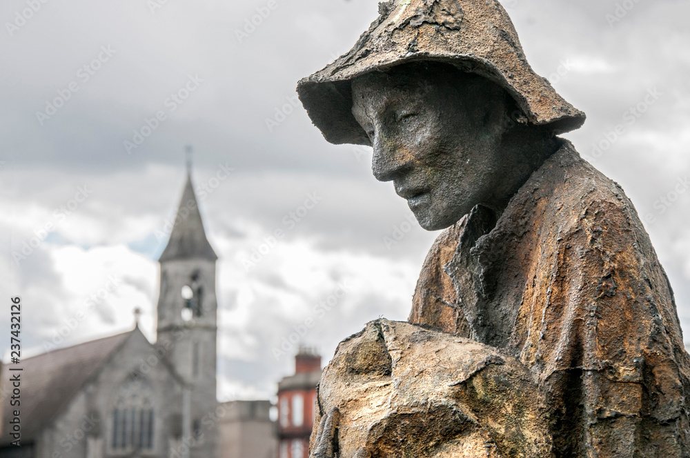 The Famine statues Stock Photo | Adobe Stock