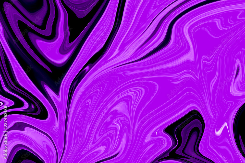 Liquid Abstract Pattern With Proton Purple Graphics Color Art Form ...