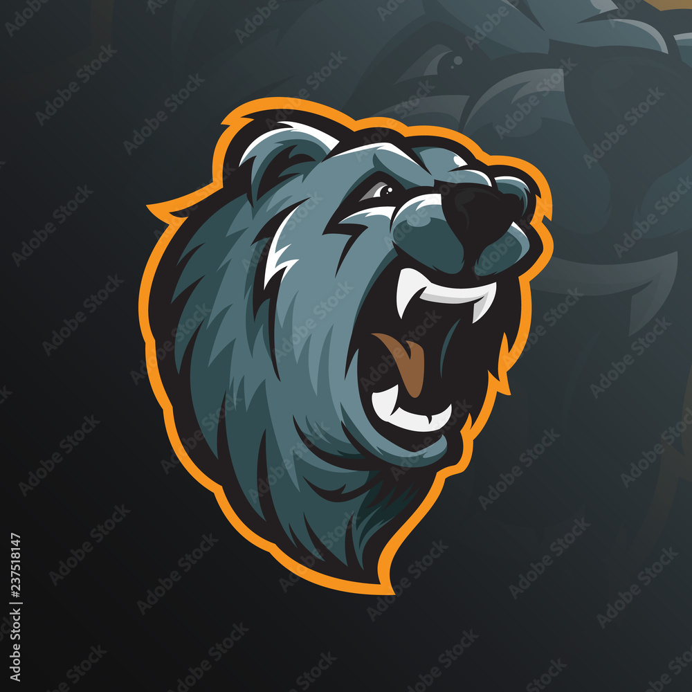 Bear Mascot Clipart Free