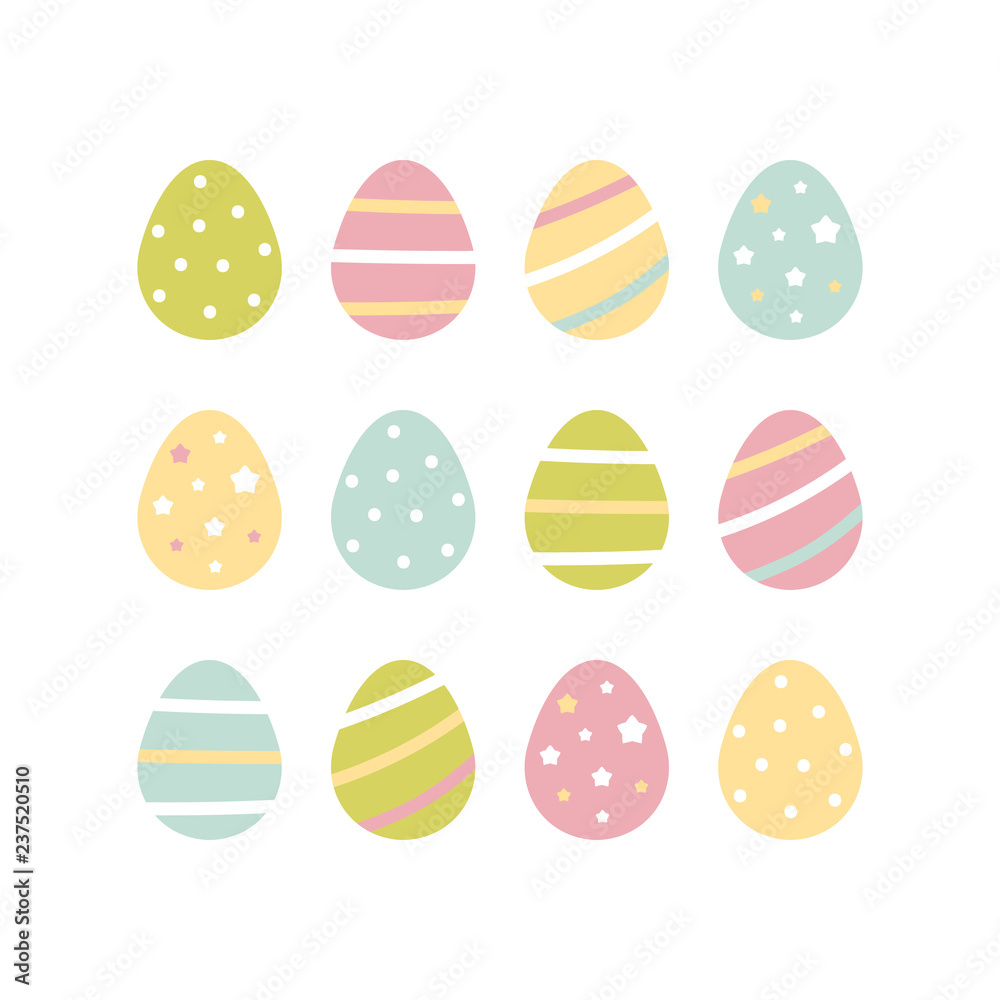 Pastel Easter Egg Clipart