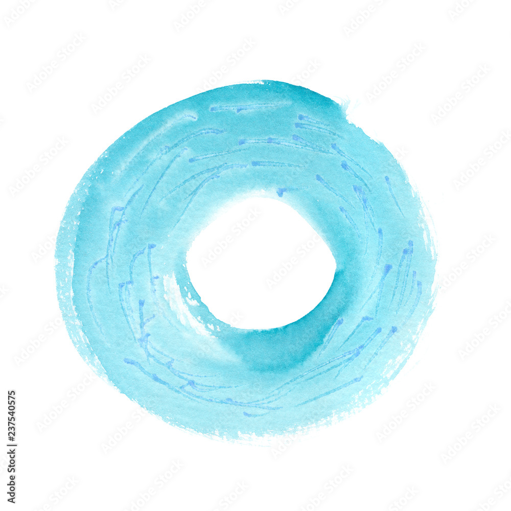 Light Blue Circle Outline