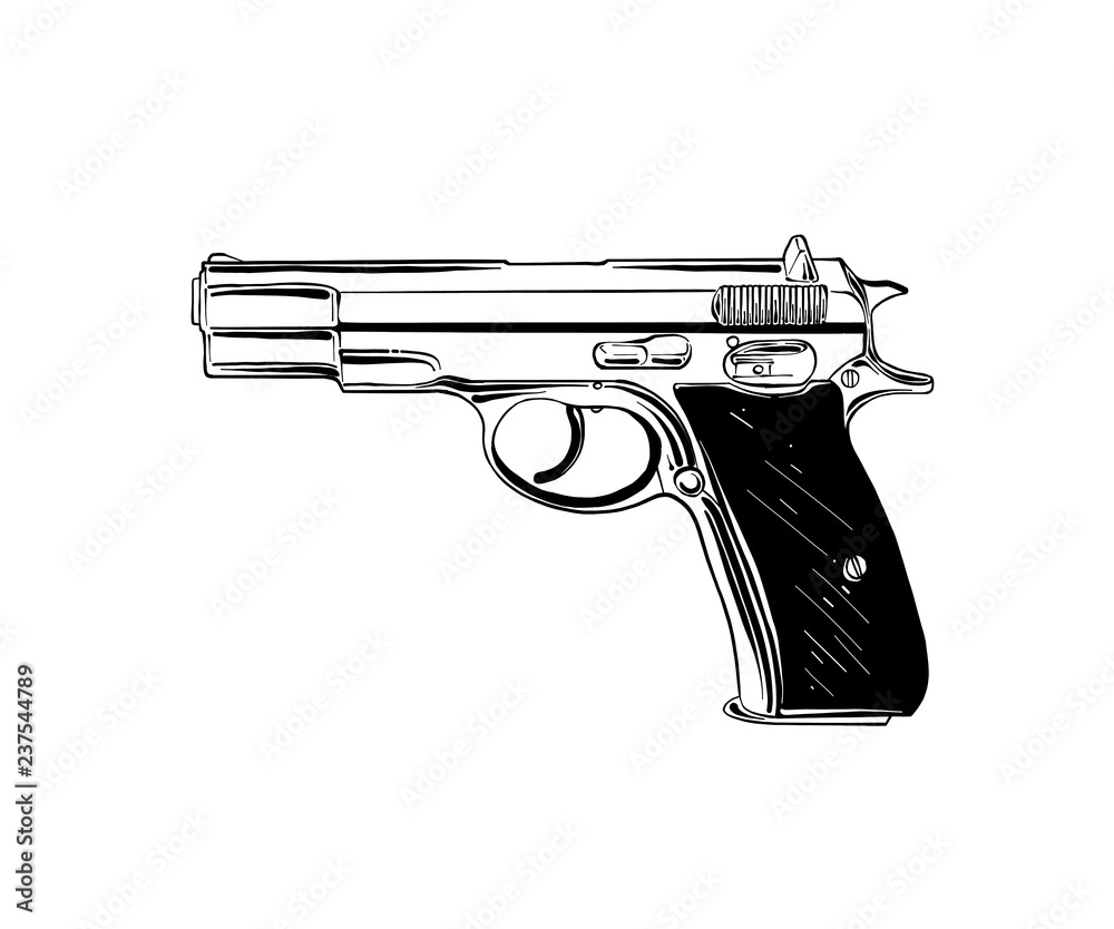Vector engraved style illustration for posters, decoration and print ...