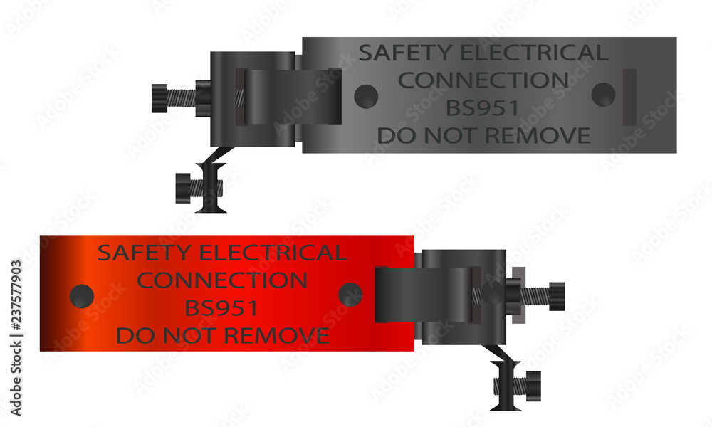 Electrical grounding connection Stock Vector | Adobe Stock