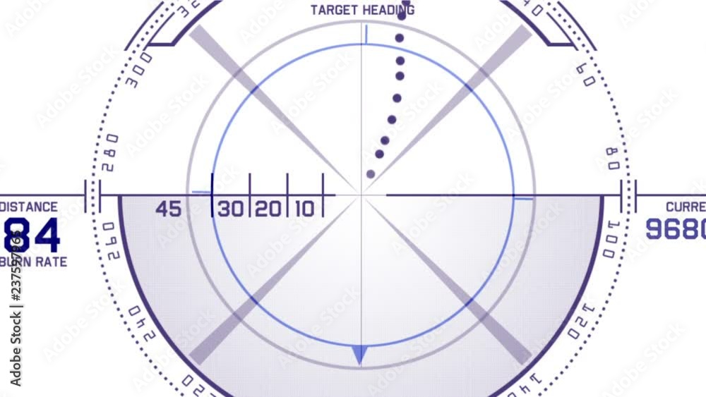 4k Radar GPS signal tech screen display,future science sci-fi data ...